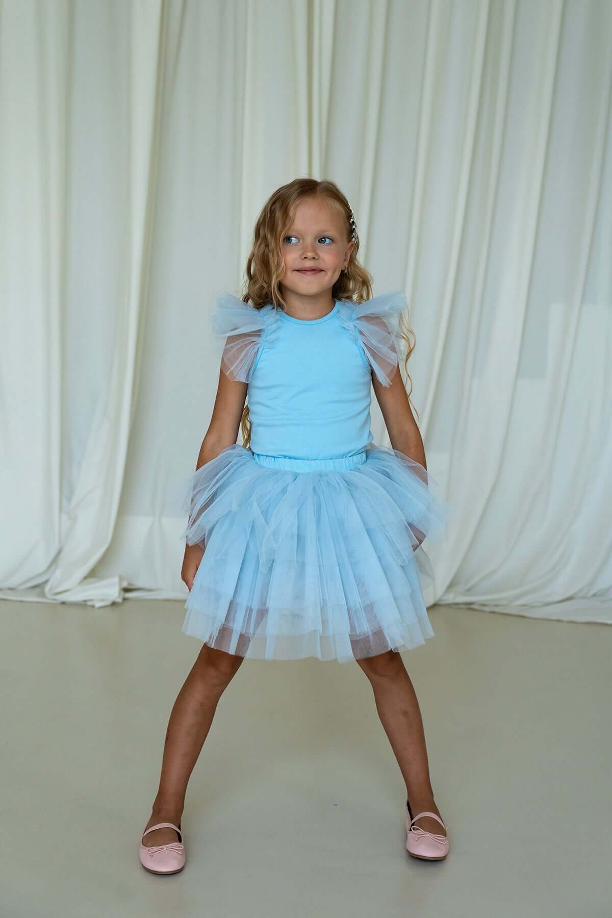 Cool Blue Tutu Takım | Mini Celebrities