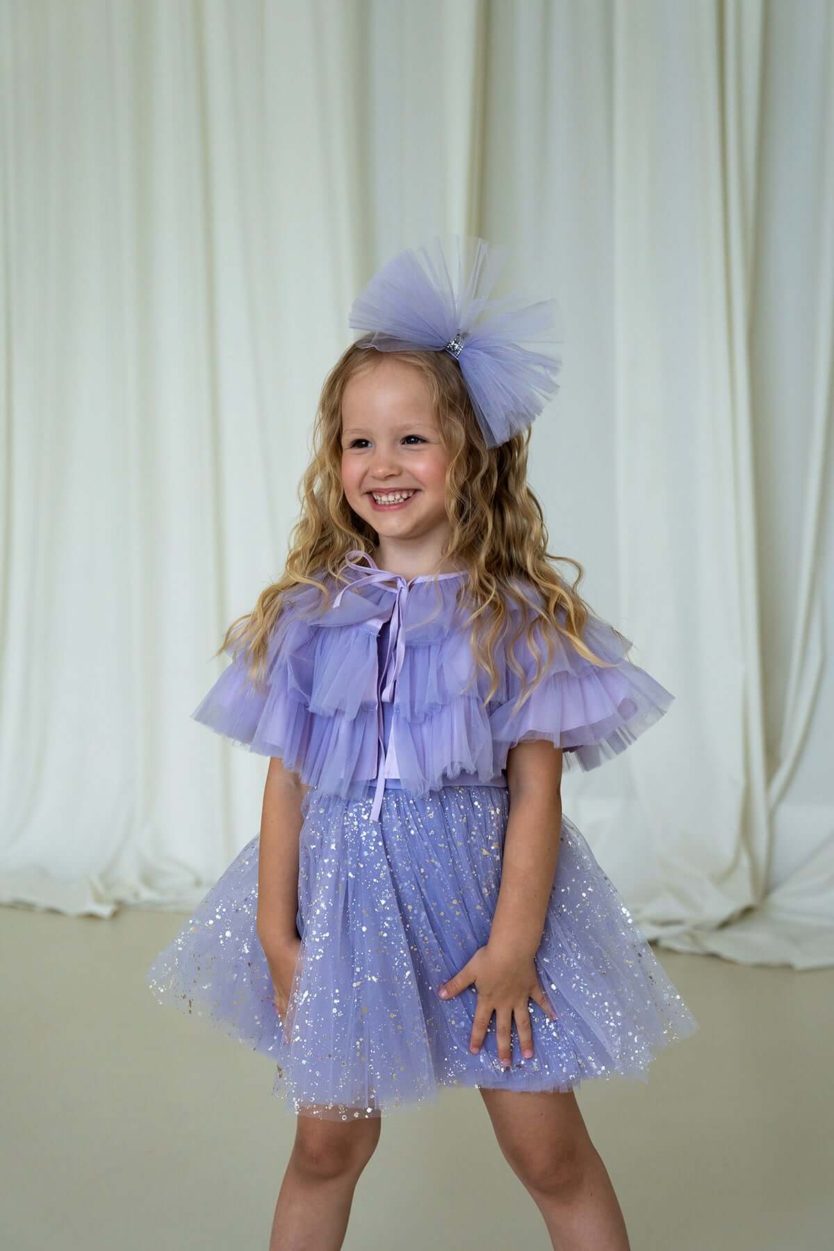 Sparkle Purple Dress Set | Mini Celebrities